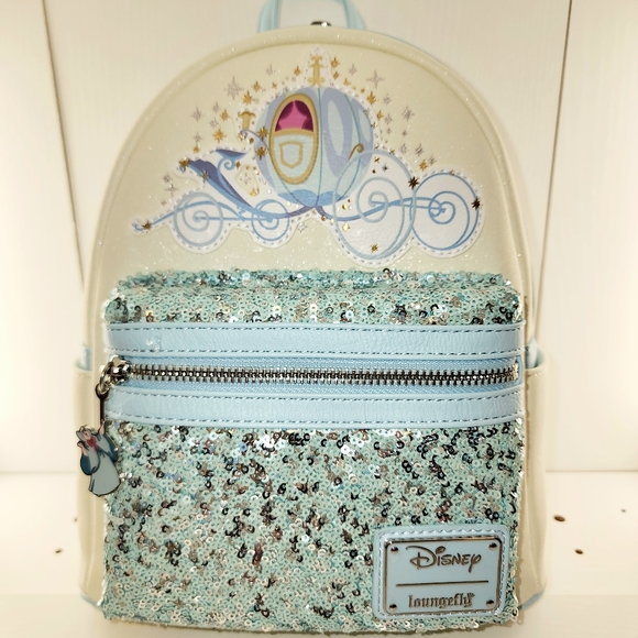 Loungefly | Bags | Loungefly Disney Cinderellas Magical Carriage Sequin ...